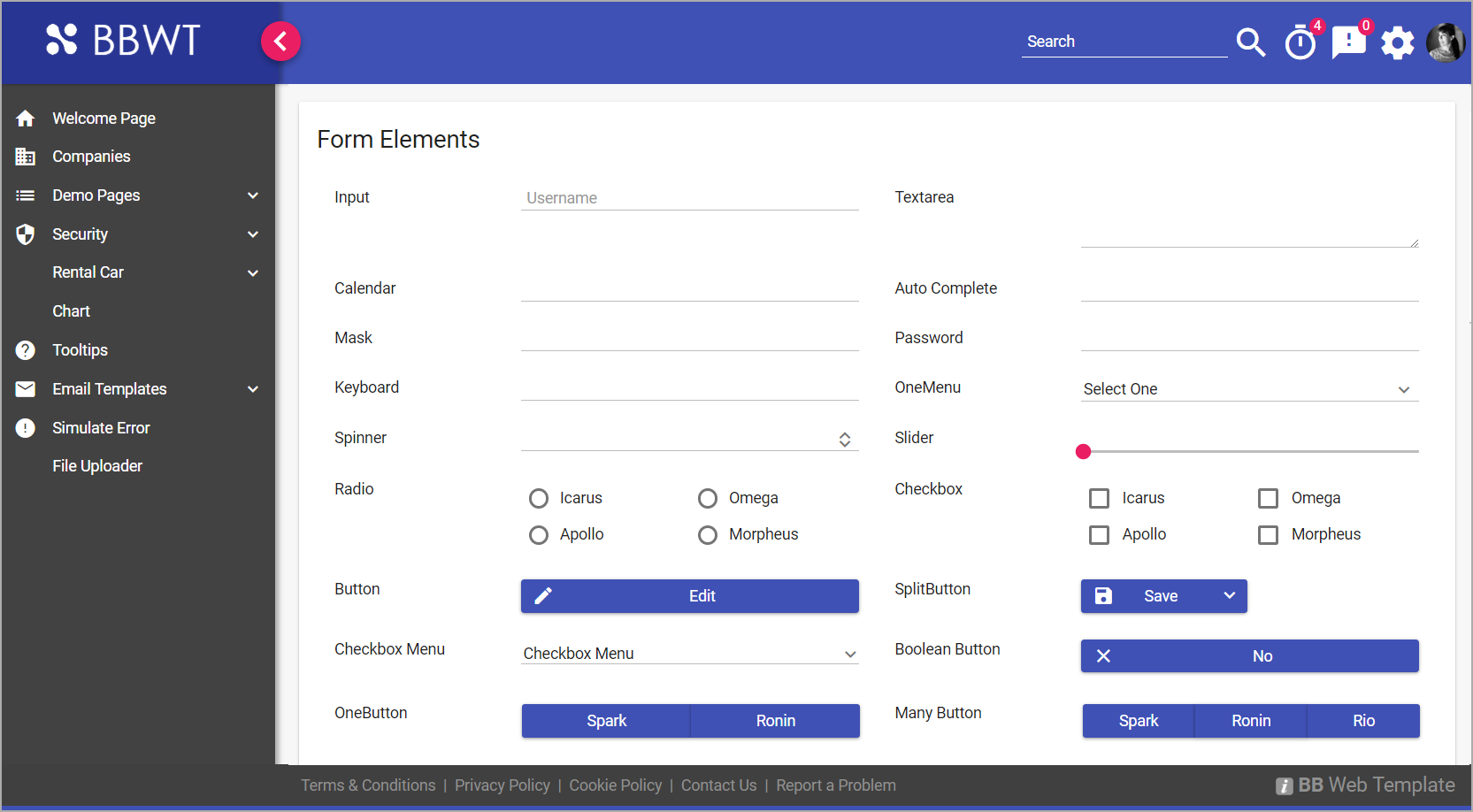 Build Web Apps Fast | Use Blueberry Web Template